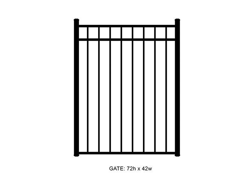 Aligned Pickets with Flush Bottom Rail | Duramax Vinyl Fences